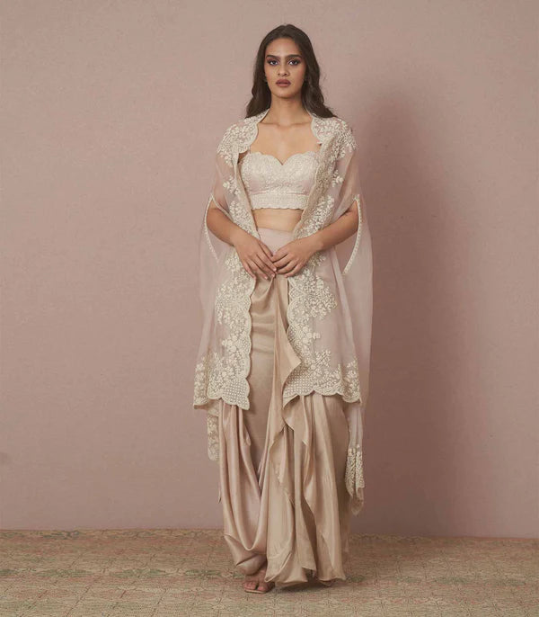 Sarah Pearl Cape Set | Deval Store